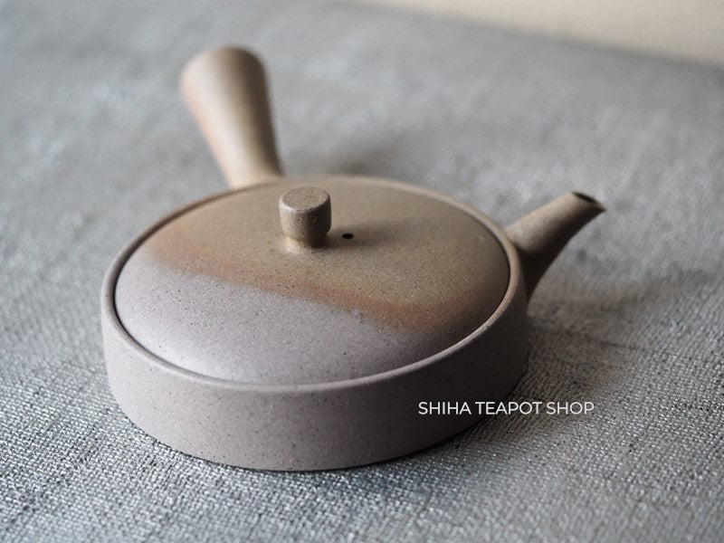 JINSHU Flat Gradation Tokoname Kyusu Teapot JNN90 – SHIHA TEAPOT SHOP