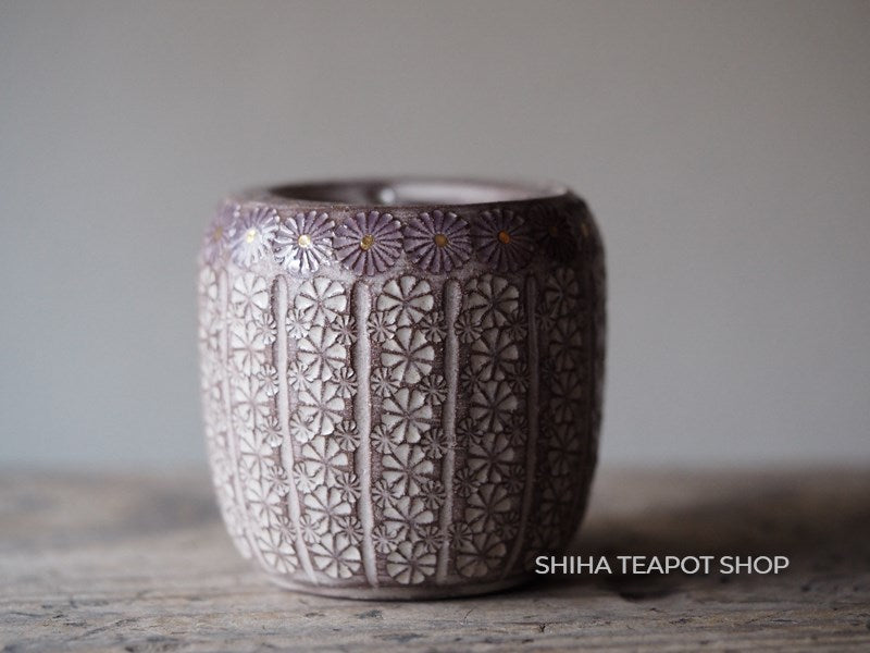 Teapot Lid Holder Rest Mishima Stamp Art (Futaoki) 三嶋蓋置 – SHIHA TEAPOT SHOP