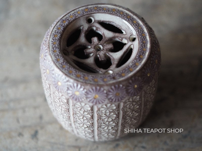 Teapot Lid Holder Rest Mishima Stamp Art (Futaoki) 三嶋蓋置 – SHIHA TEAPOT SHOP