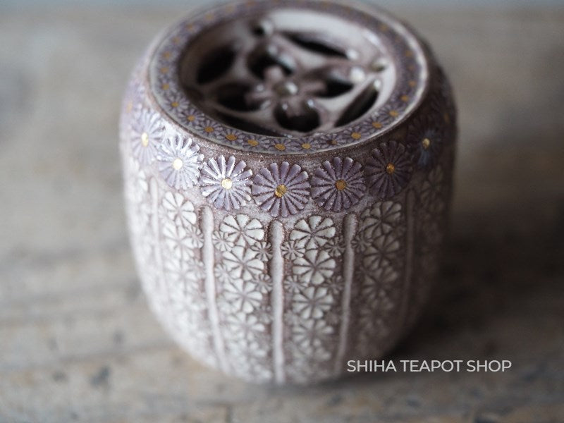 Teapot Lid Holder Rest Mishima Stamp Art (Futaoki) 三嶋蓋置 – SHIHA TEAPOT SHOP