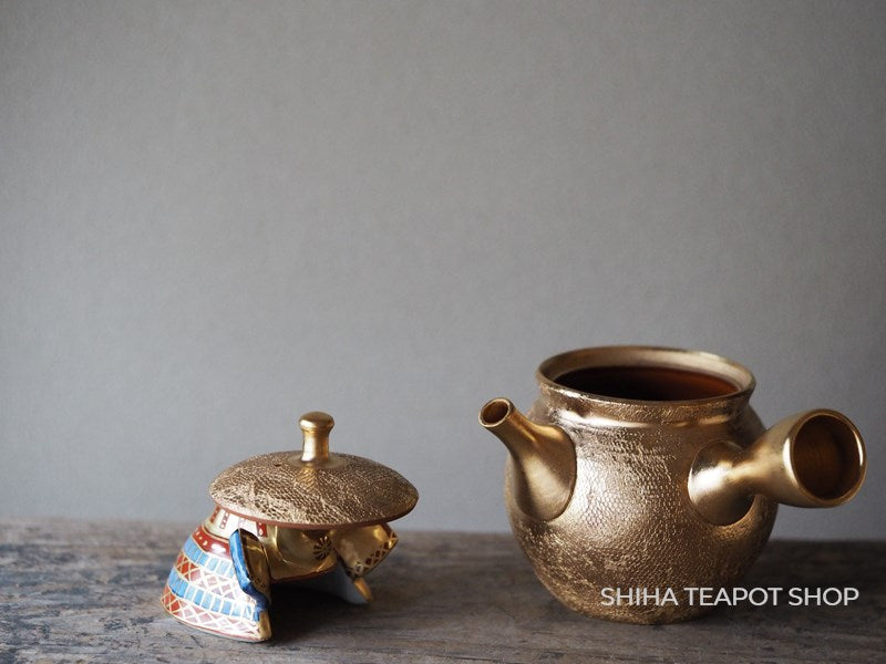 Teapot Lid Holder Samurai Kabuto Helmet ceramic (Futaoki) 蓋置 (Used ...