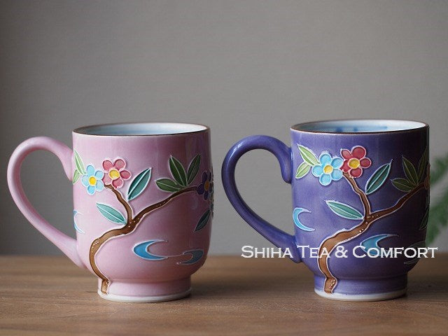 Mandarin duck, Kyoto Porcelain Pair Mug Cups Cochin ware MD22 – SHIHA ...